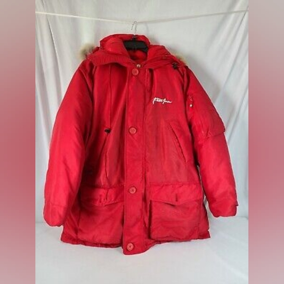 Phat Farm | Jackets & Coats | Vtg 9s Xxxl Phat Farm Red Down Fill ...